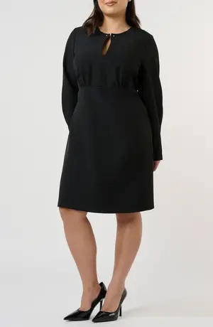 ESTELLE Long Sleeve Mini Dress