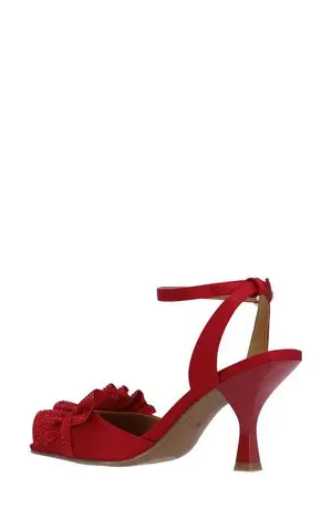 J. Reneé Almita Ankle Strap Sandal - Red