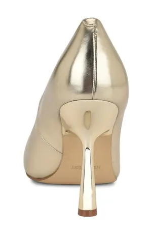 Nine West Lorela Pointed Toe Pumps - Gold