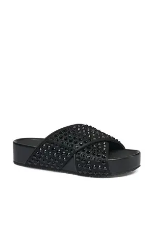 J/SLIDES NYC Selina Sandal - Black