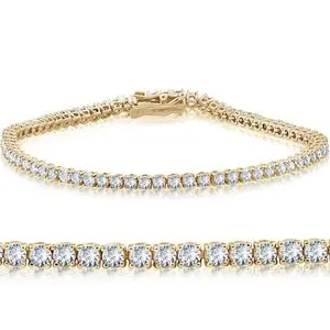 BLISS DIAMOND 5 Carat Diamond Tennis Bracelet - 14k Yellow Gold