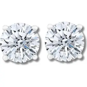 BLISS DIAMOND Certified 3 1/4ct Tw Diamond Studs 14k Gold Screw Backs Lab Grown