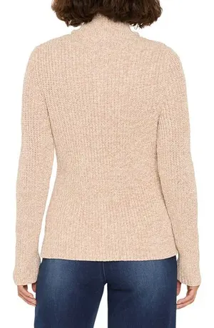 NIC+ZOE Shaker Stitch Cady Sweater Jacket - Neutral Mix