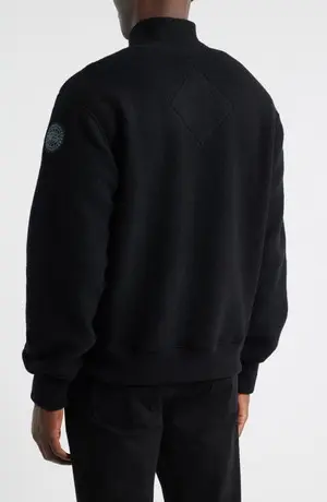 Canada Goose Fleece Bomber Jacket - Black - Noir
