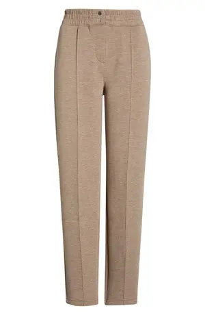 Spanx Brushed Airessentials® Slim Straight Leg Pants - Birch Heather