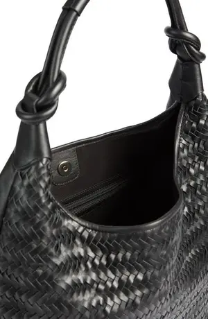 LK BENNETT Seren Woven Leather Tote