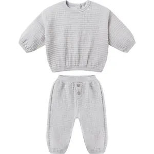 QUINCY MAE Smocked Top & Jogger Set