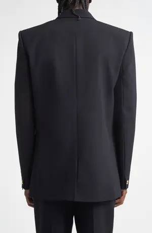 Balmain Pinstripe Wool Tuxedo Jacket