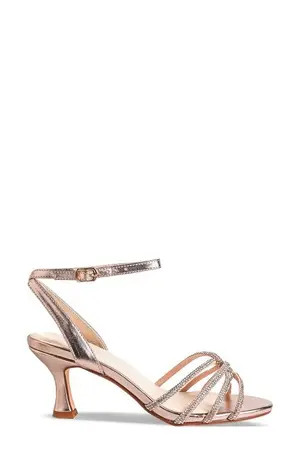TOUCH UPS Tamera Ankle Strap Sandal - Champagne