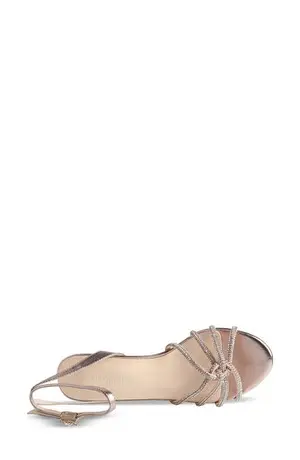 TOUCH UPS Tamera Ankle Strap Sandal - Champagne
