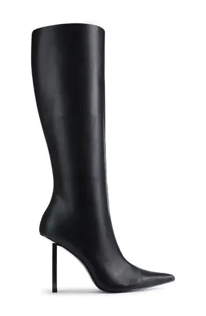 Femme La Vienna Pointed Toe Knee High Boots