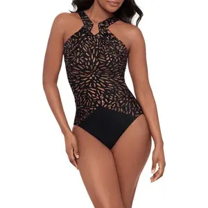 MIRACLESUIT® Costa D'oro Aphrodite One-piece Swimsuit - Black