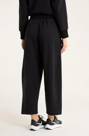 Spanx Brushed Airessentials® Luxe Ankle Pants - Very Black