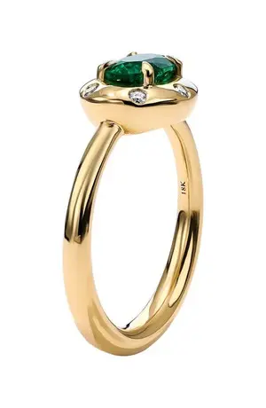 MARK HENRY Aurum Oval Cut Ring With And Diamonds