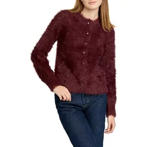 Women's Fuzzy Knit Cardigans
