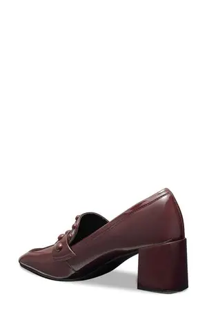 Aerosoles Izzell Square Toe Pumps - Merlot Crinkle Patent