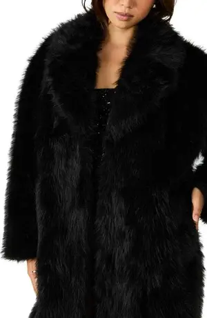 Steve Madden Larkin Faux Fur Coat