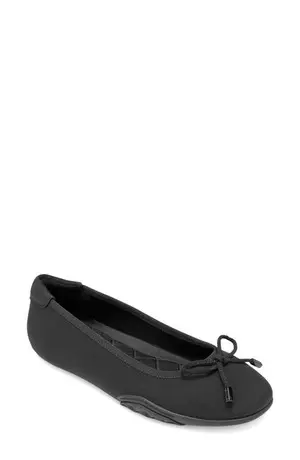 Aerosoles Onyx Ballet Loafer - Black Stretch