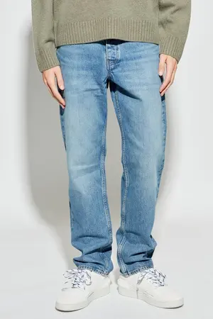 FRAME Vintage-effect Straight Leg Jeans - Blue
