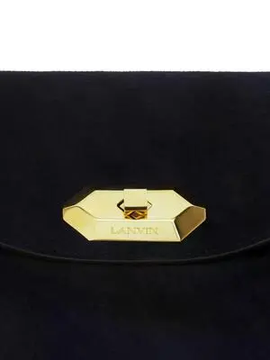 LANVIN Suede Shoulder Bag - Blue