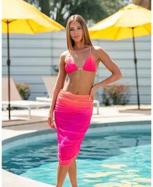 SUNSHINE 79 Ombre Illusions Convertible Midi Skirt