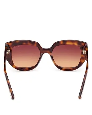 TOM FORD Butterfly Sunglasses 53mm - Havana/brown