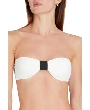 VALIMARE Capri Bandeau Bikini Top - Off White