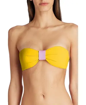 VALIMARE Capri Bandeau Bikini Top - Yellow
