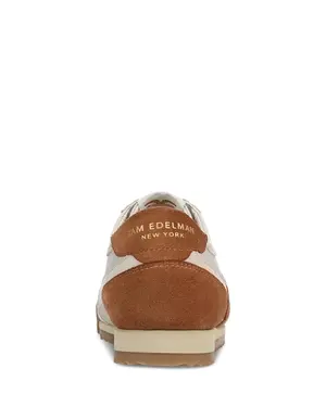 Sam Edelman Ivey Low Top Sneakers - Ivory/brown