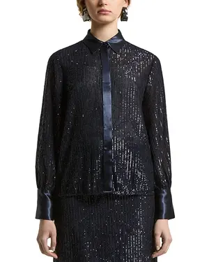Peserico Sequined Blouse