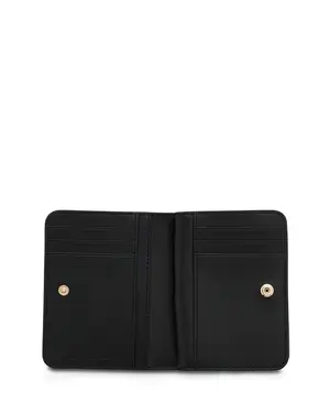 Marc Jacobs The Compact Pebbled Leather Wallet - Black