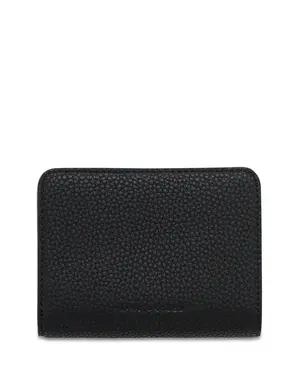 Marc Jacobs The Compact Pebbled Leather Wallet - Black