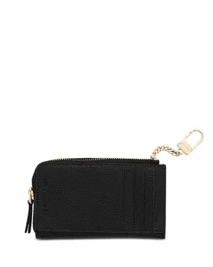 Marc Jacobs The Top Pebbled Leather Wallet - Black