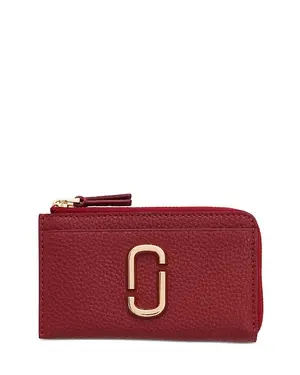 Marc Jacobs The Top Pebbled Leather Wallet - Siren