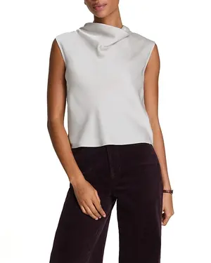 Spanx Sleeveless Cowlneck Top - Birch