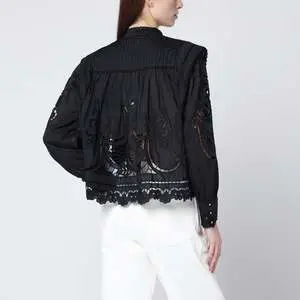 Farm Rio Richelieu Cotton Blouse