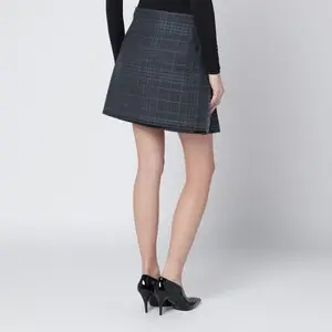 Balenciaga Tartan Mini Skirt