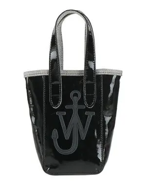 JW Anderson Handbag With Logo And Detachable Shoulder Strap - Black