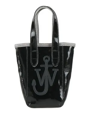 JW Anderson Handbag With Logo And Detachable Shoulder Strap - Black