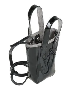 JW Anderson Handbag With Logo And Detachable Shoulder Strap - Black