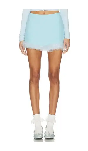 TYLER MCGILLIVARY Petra Mini Skirt - Sky