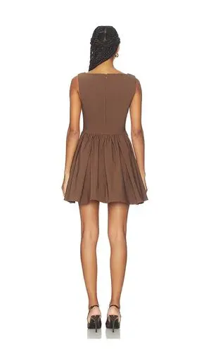 Lpa Giovanna Mini Dress - Brown