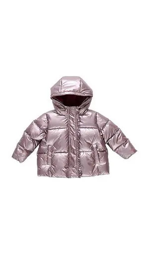 Collared Sherpa Puffer Jackets