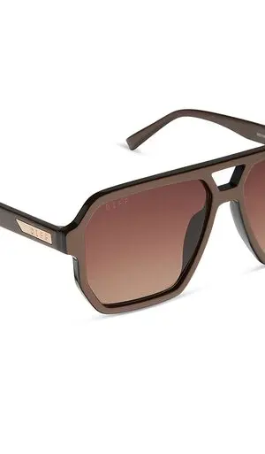 DIFF EYEWEAR Cameron Sunglasses - Moscow Mule & Brown Gradient