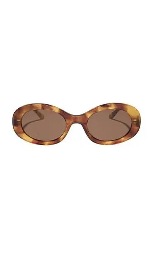 DIFF EYEWEAR Lainey Sunglasses - Brown Fleur & Brown
