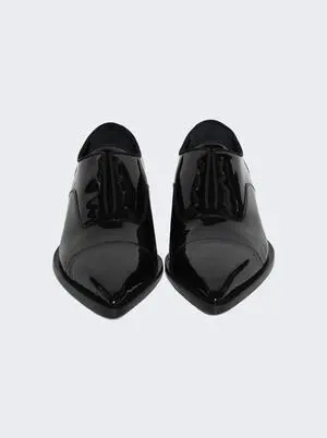 LANVIN Patent Leather Brogue Oxford