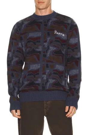 PARRA Repeat Ftp Booster Knitted Pullover
