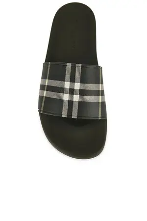 Burberry Furley Check Slides - Thicket Check