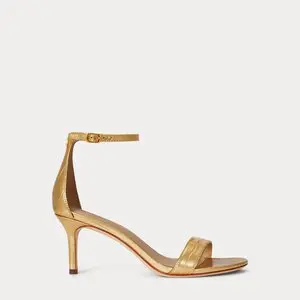 Ralph Lauren Croc Effect Sandals For Women