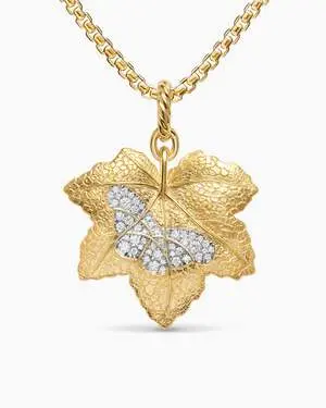 David Yurman Maple Leaf Butterfly Amulet - Diamond